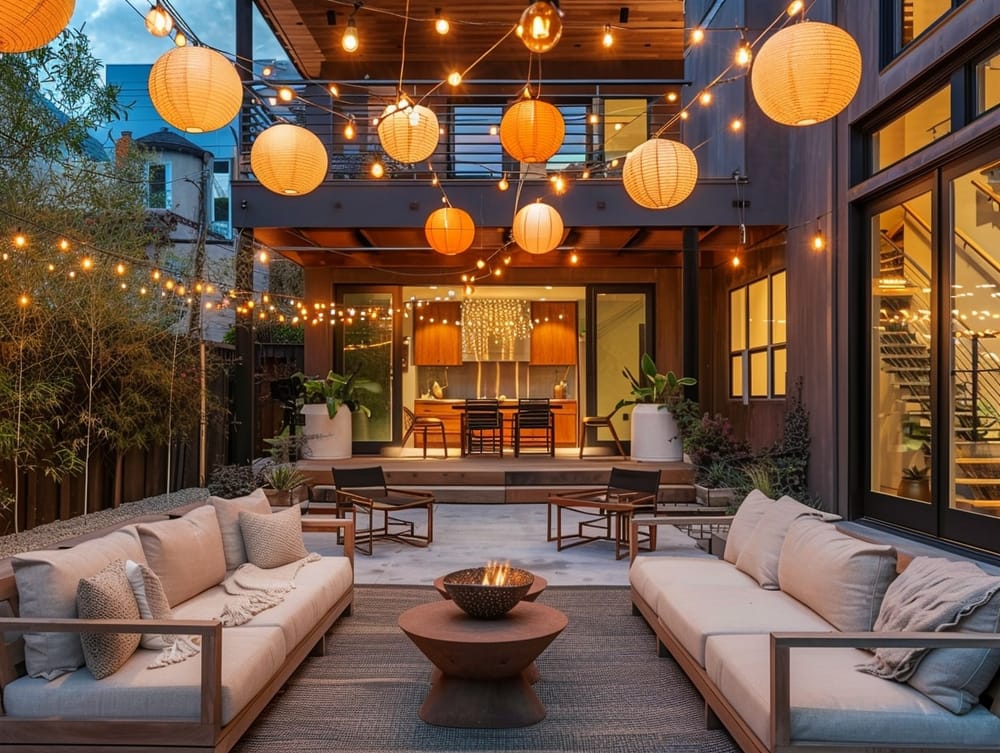16 Backyard Patio String Light Ideas | Garden.Lighting