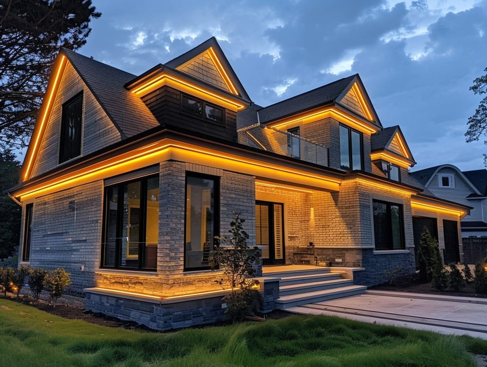 21 Modern Front of the House Lighting Ideas | Garden.Lighting