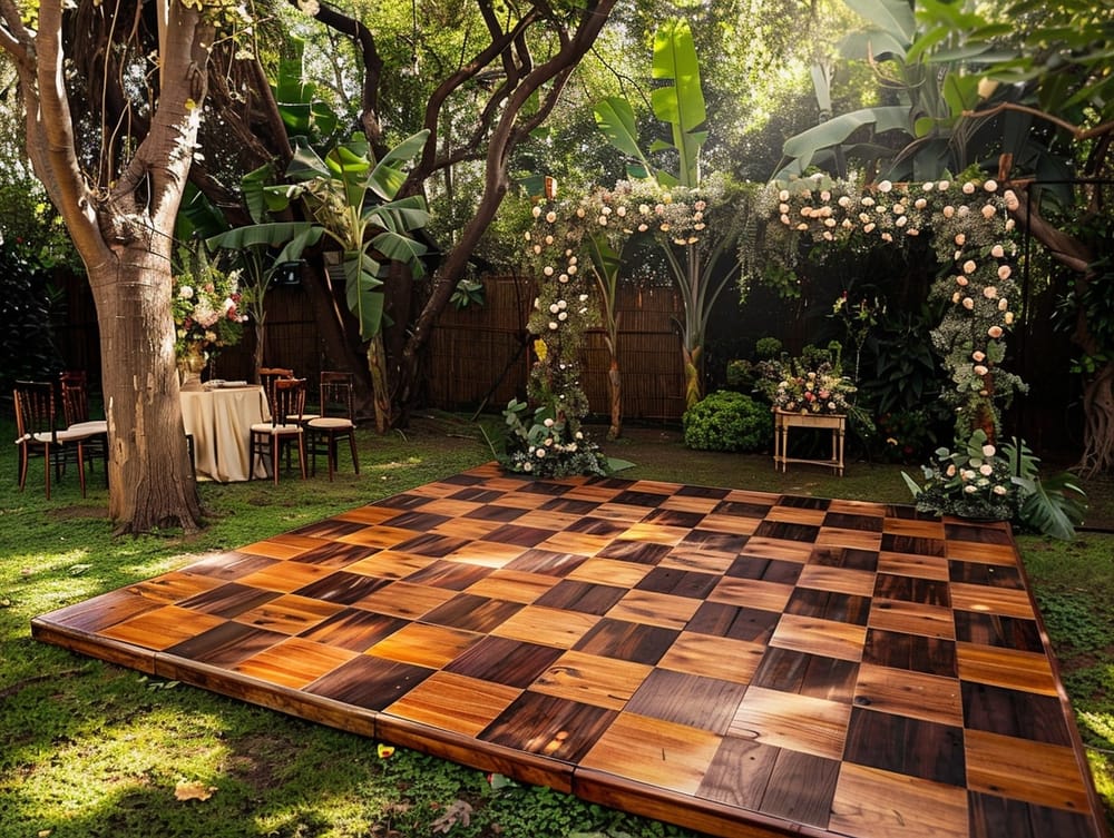 14 Creative DIY Outdoor Wedding Dance Floor Ideas