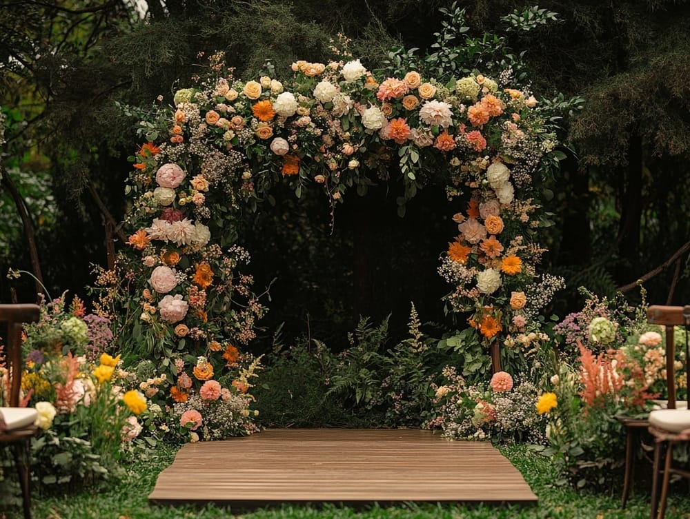 20 Outdoor Wedding Stage Design Ideas | Garden Lighting