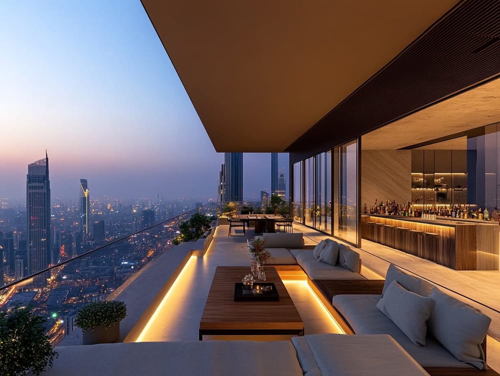 15 Large Balcony Design Ideas | Garden Lighting