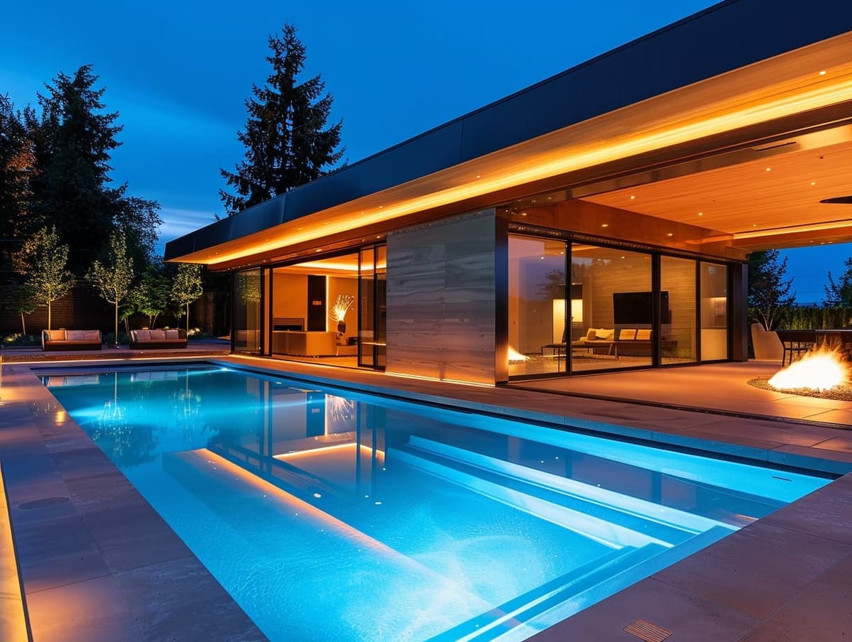 20 Pool Lighting Ideas for Your Yard | Garden.Lighting