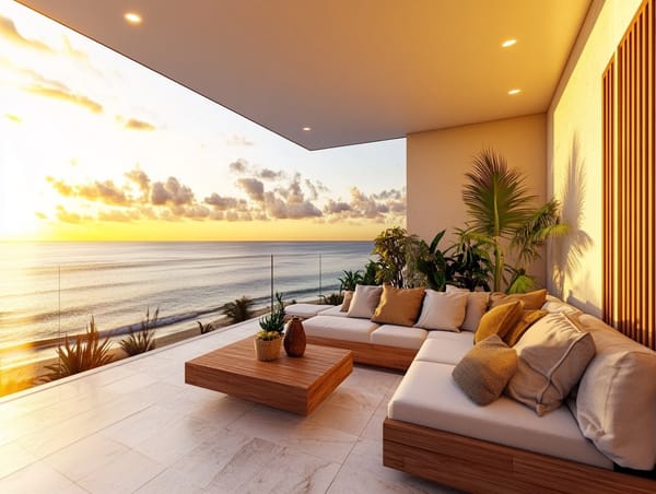 15 Large Balcony Design Ideas | Garden Lighting